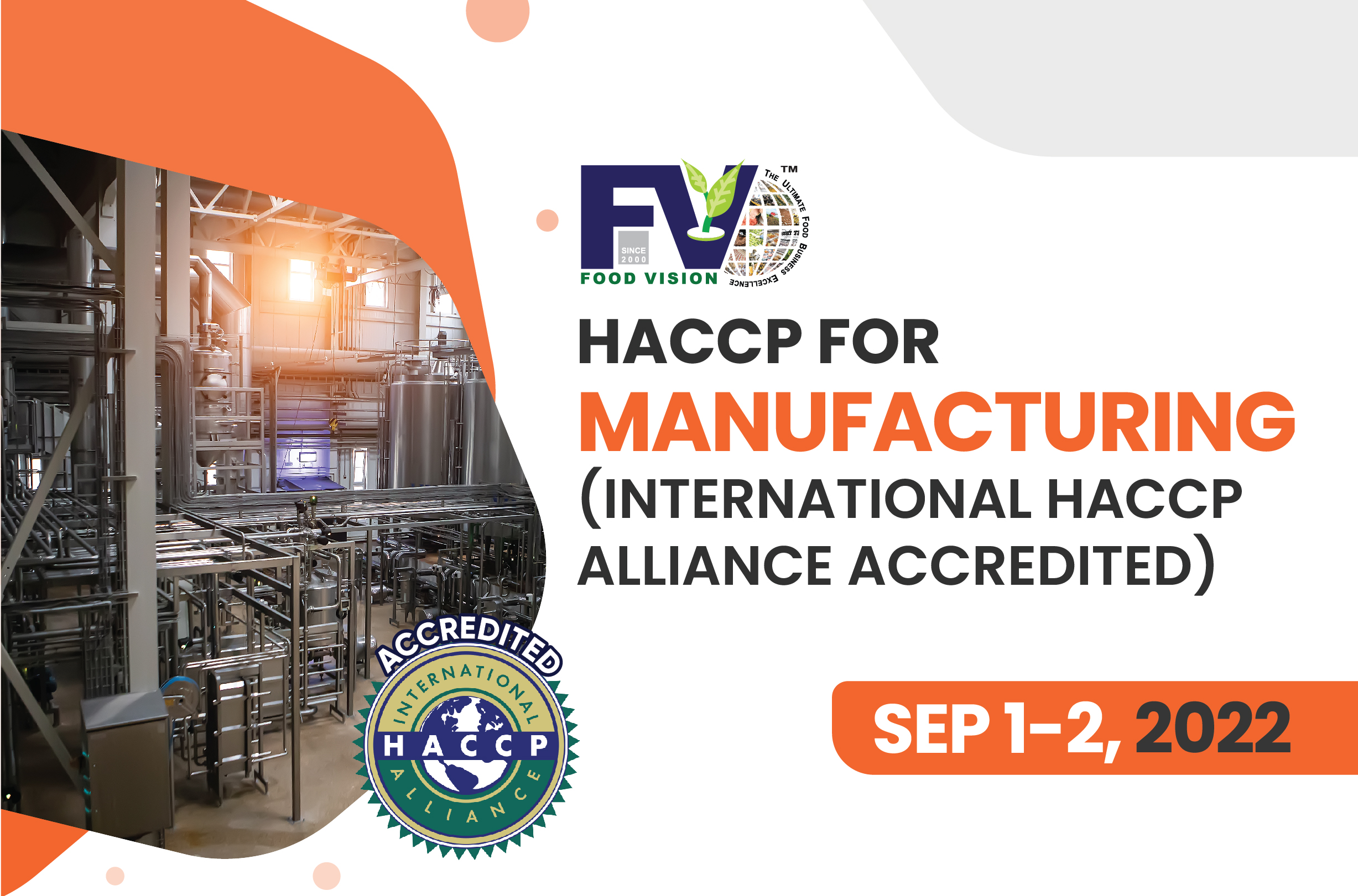 HACCP for Manufacturing (International HACCP Alliance Accredited ...